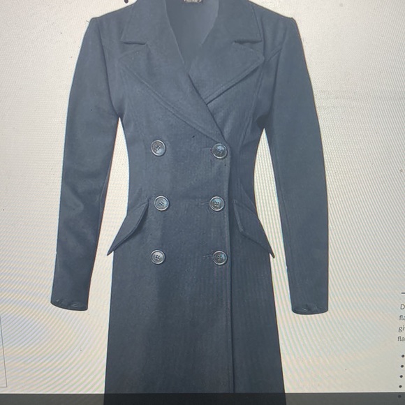 VENUS | Jackets & Coats | Doublebreasted Coat Front Slit Never Worn ...